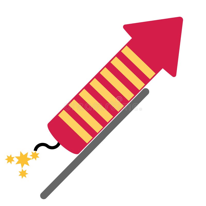 Simple Firework Decoration Logo Vector Stock Vector - Illustration of ...