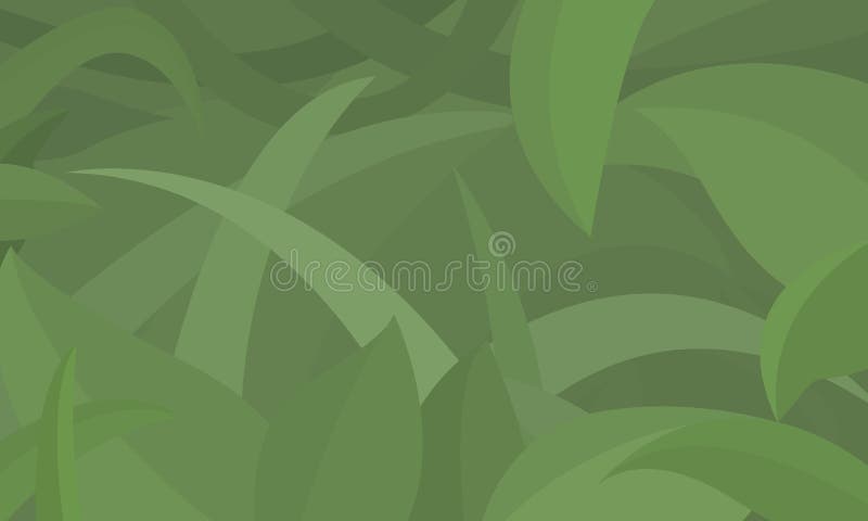 Flat Simple Nature Leaves and Green Forest Background for Zoom ...