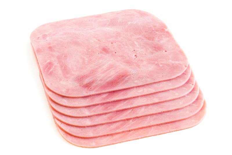 Sliced ham stock photo. Image of boiled, white, cooked - 169599032