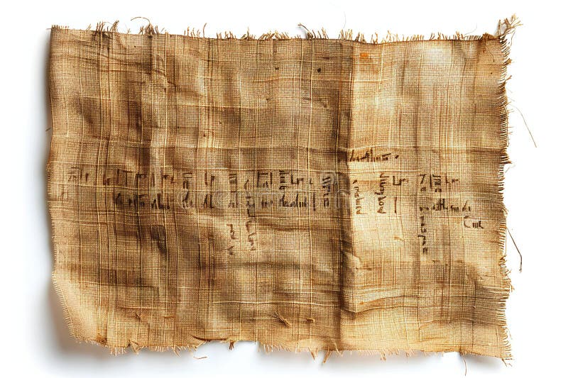 Flat Slightly Worn Ancient Papyrus Sheet Stock Illustrations – 8 Flat ...