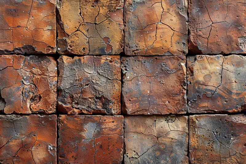 Flat Smooth Terracotta Texture, Top View, High Resolution Photography ...