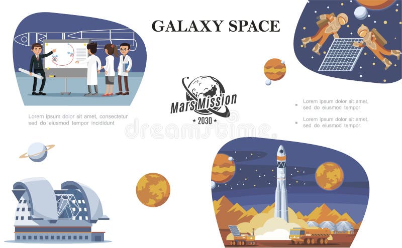 Sun in Space Composition stock vector. Illustration of system - 228438947