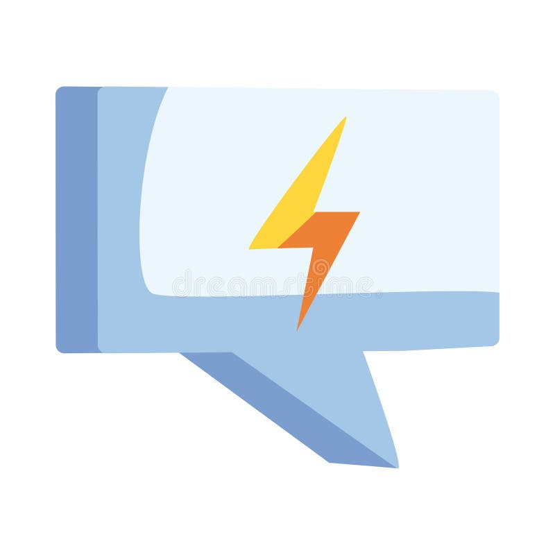 Flat speech bubble stock vector. Illustration of vector - 273088132