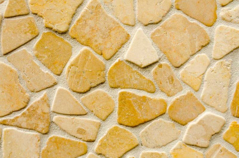 Flat Stone Wall Background Texture Stock Photo - Image of cream ...