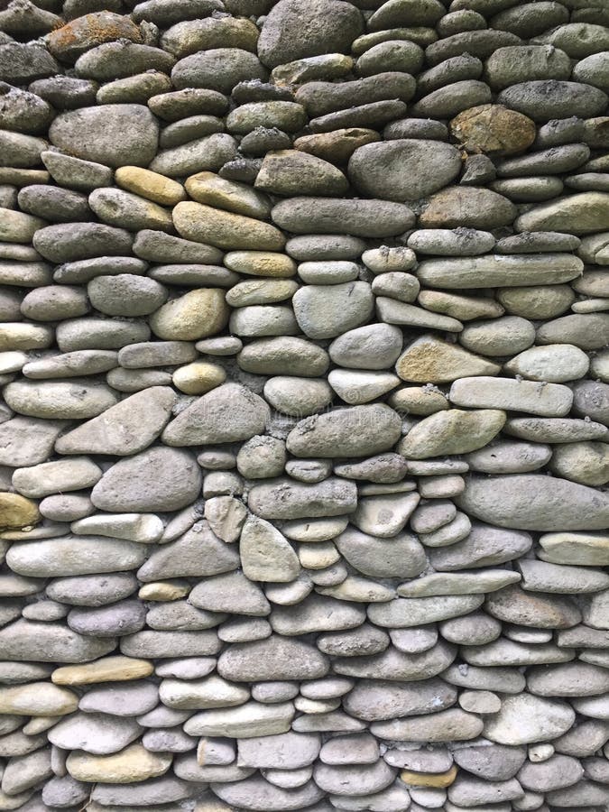 Flat Stones Material Texture As Wall Covering Stock Image - Image of ...