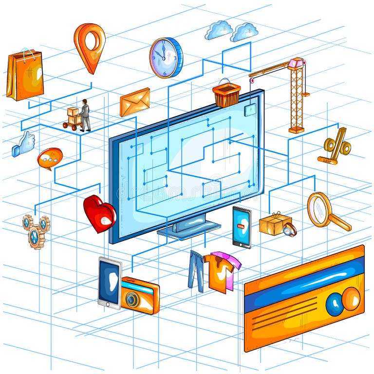 Consumer Style Interface Stock Illustrations – 883 Consumer Style ...