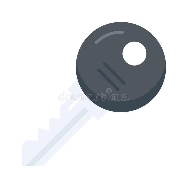 A Flat Style Icon of Car Key, Easy To Edit Stock Illustration ...