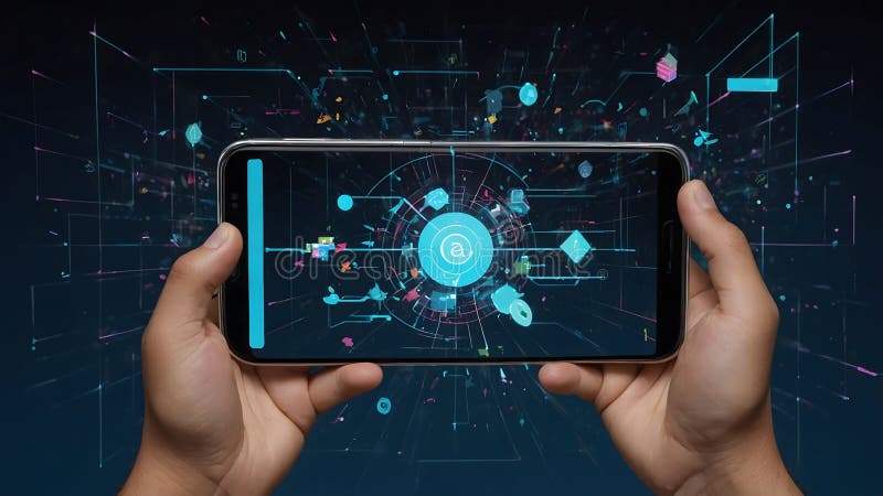 Advanced Smartphone Displaying Augmented Reality and Interactive 3D ...