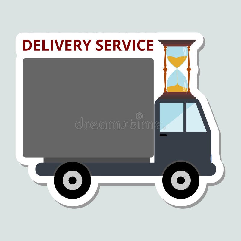 Flat Style Vector Illustration Delivery Service Truck Shipping Stock ... Flat Style Vector Illustration Delivery Service Truck Shipping Stock ...