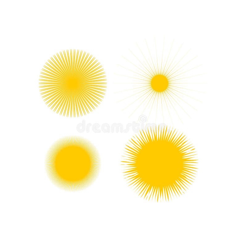 Flat Sun Icon. Sun Pictogram. Trendy Vector Summer Symbol for Website ...