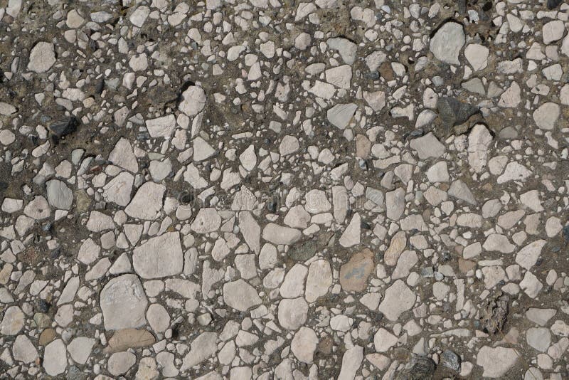 Flat Surface of the Coarse Grained Sedimentary Rock Conglomerate ...