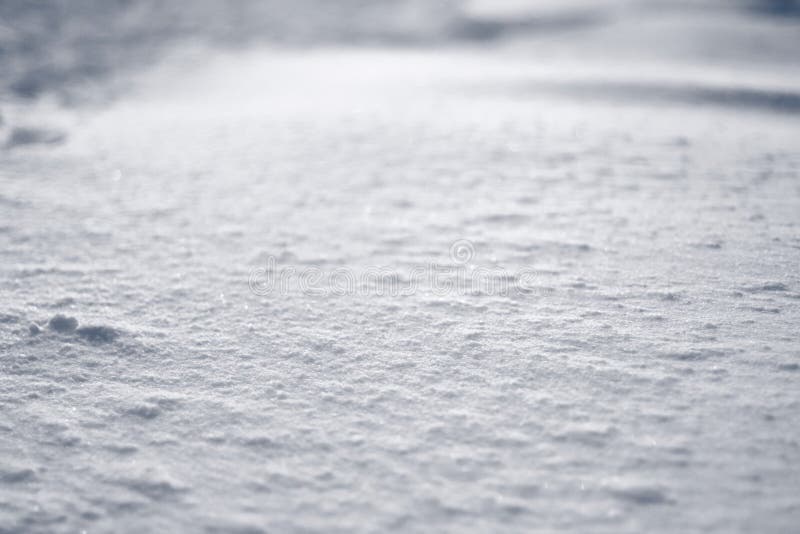 Flat Surface Ice Crust. Texture of Light and Shadows on Snow Field ...
