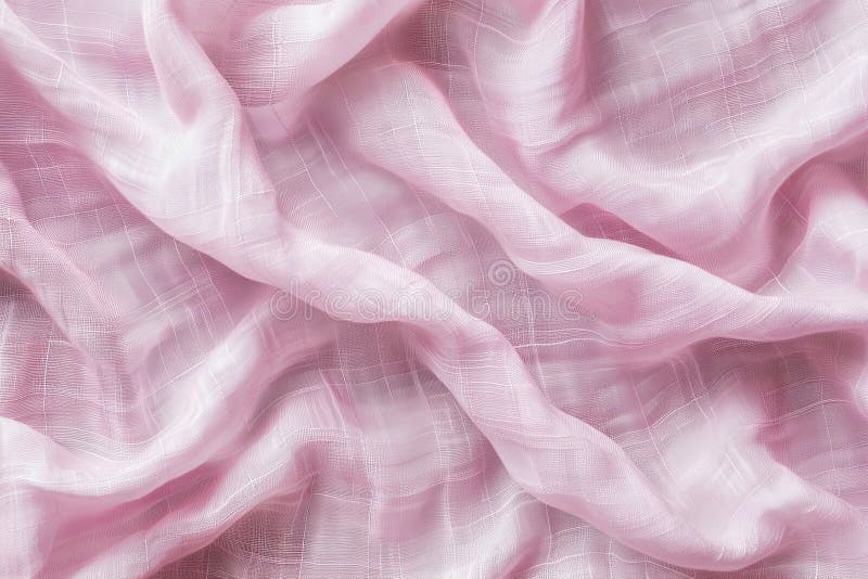 A Flat Surface of Light Pink Linen Fabric with Subtle Weave, Perfect ...