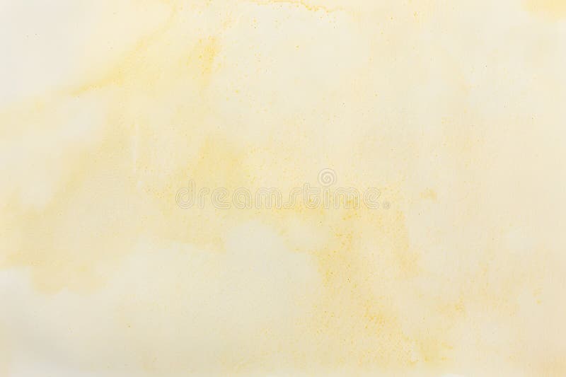 Light Yellow Watercolor Paper Texture Background Stock Illustration ...