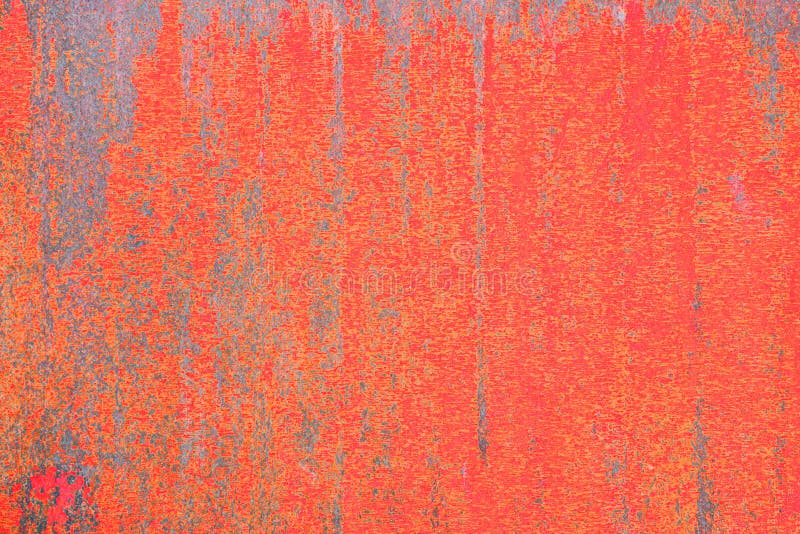 Flat Surface of Rusty Steel Structure, Rust Layer, Changed Color ...