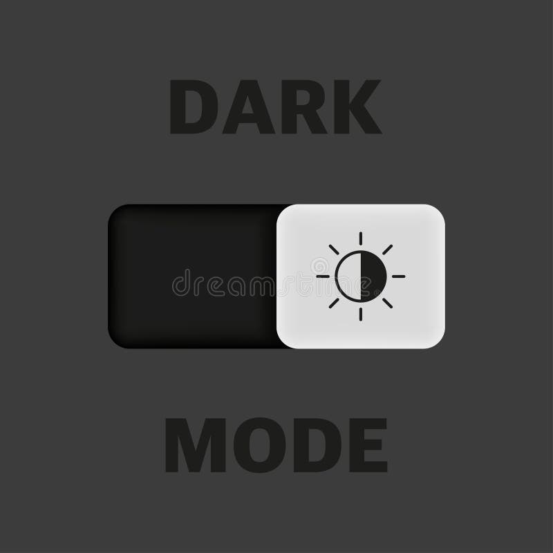 Dark Mode Button Stock Illustrations – 1,566 Dark Mode Button Stock ...