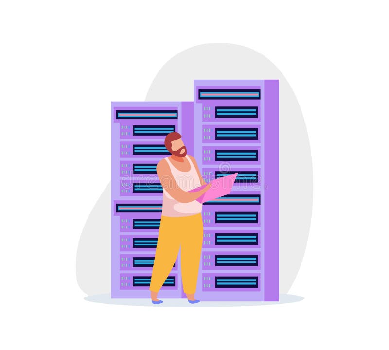 System Administrator Icon stock vector. Illustration of support - 221802492