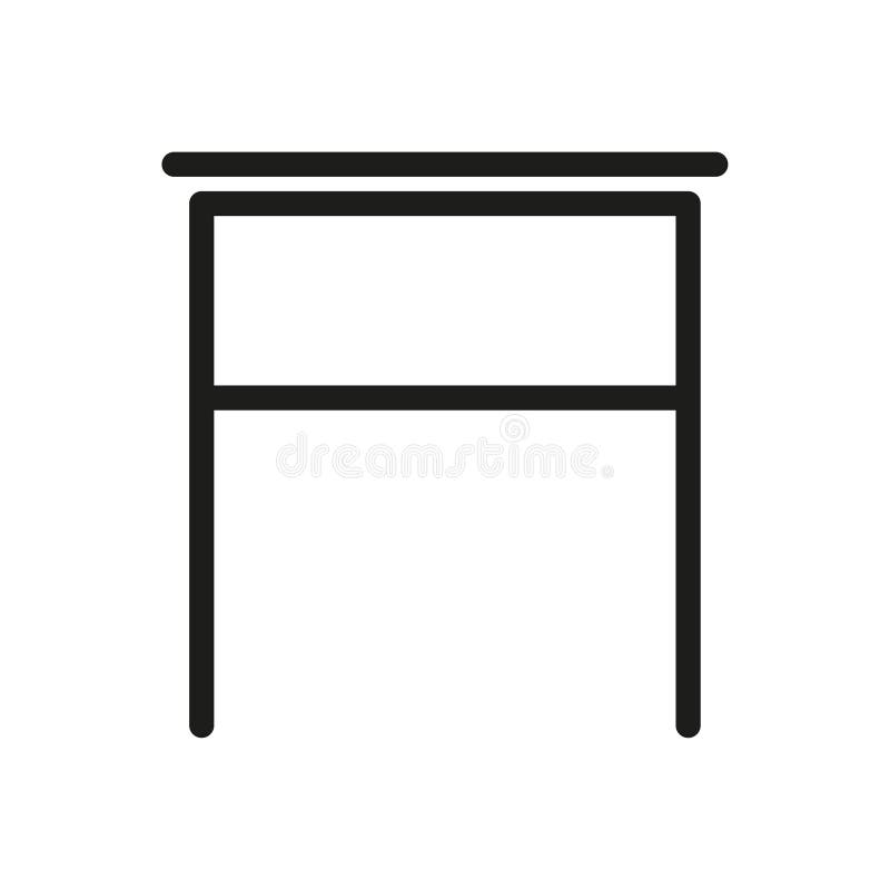 Flat Table Icon. Vector Illustration. Stock Image Stock Vector ...