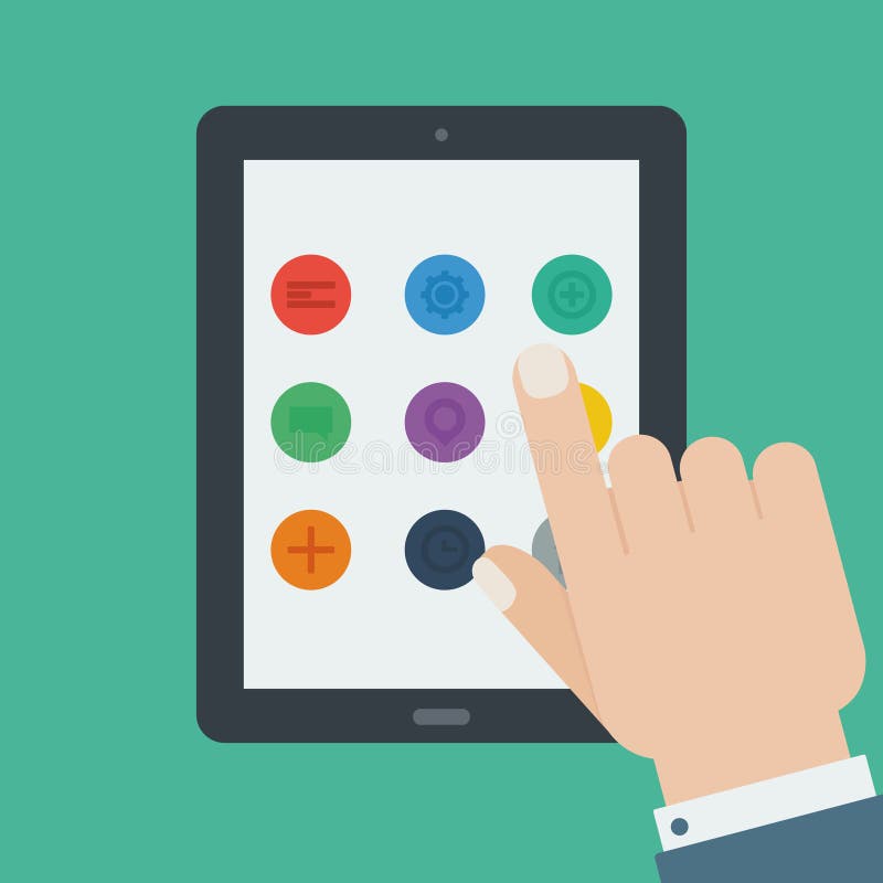 Flat Tablet for Writing for Paper Design. Clipboard, Checklist ...