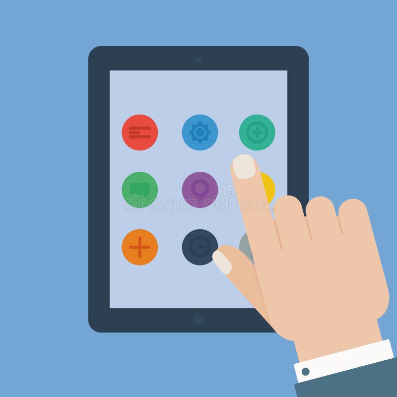 Flat Tablet for Writing for Paper Design. Clipboard, Checklist ...