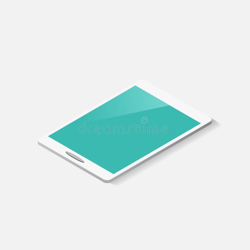 Flat Tablet for Writing for Paper Design. Clipboard, Checklist ...