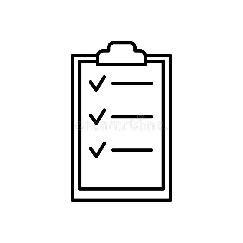 Flat Tablet for Writing for Paper Design. Clipboard, Checklist ...