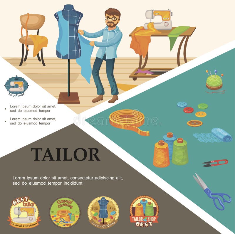Tailoring Meter Stock Illustrations – 1,400 Tailoring Meter Stock ...