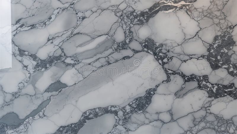 Flat Texture of Glossy Marble with Reflection Distortions and Deep ...