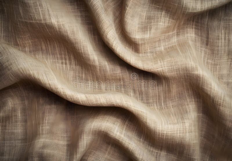 Light Brown Linen Fabric Texture - Soft, Smooth Grain Stock ...