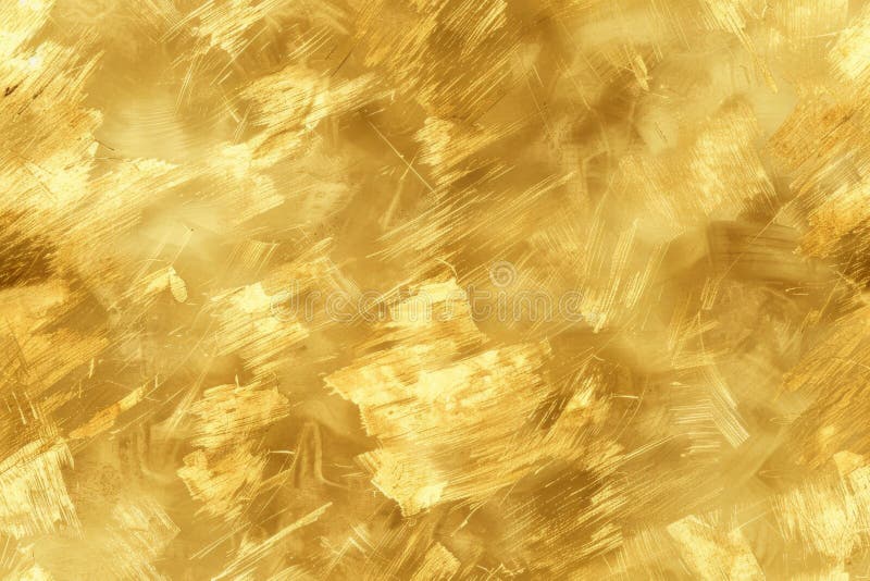 A Flat Texture of Smooth Gold Metal, with Visible Brush Strokes and ...