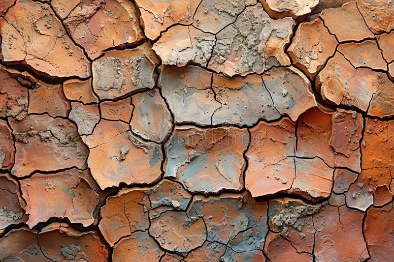 A Flat Texture of Terracotta Clay, Top View, Closeup, High Resolution ...