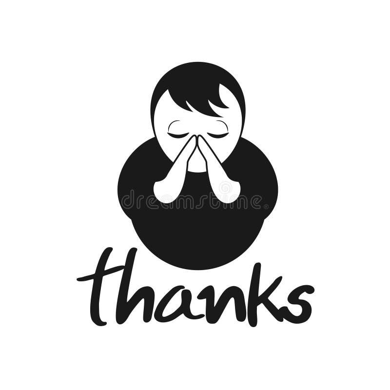 Flat thanks icon stock vector. Illustration of thank - 144711467