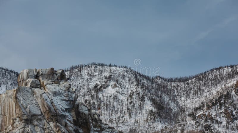 A Flat-topped Rock Devoid of Vegetation Stock Photo - Image of outdoor ...