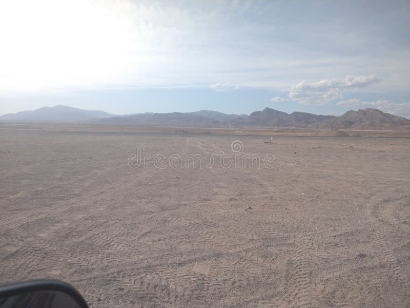 Flat track and stock photo. Image of steppe, plain, horizon - 248355680