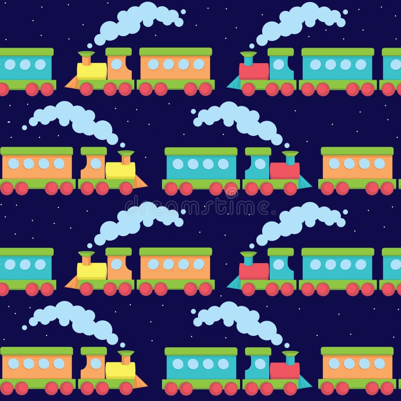 Train Map Seamless Pattern stock vector. Illustration of backdrop ...