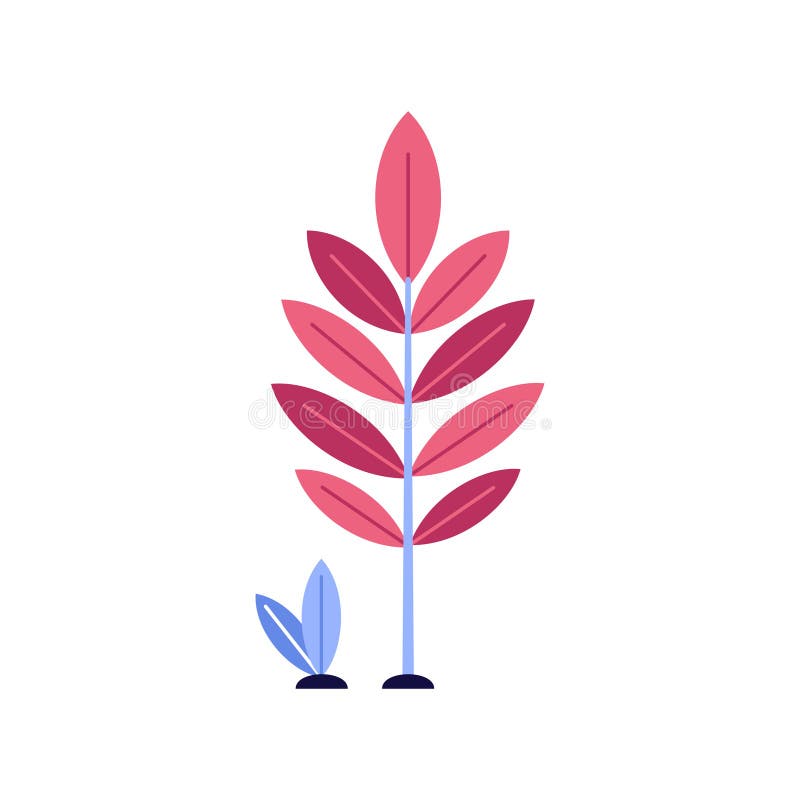 Plant Flat Icon stock illustration. Illustration of flora - 207978995