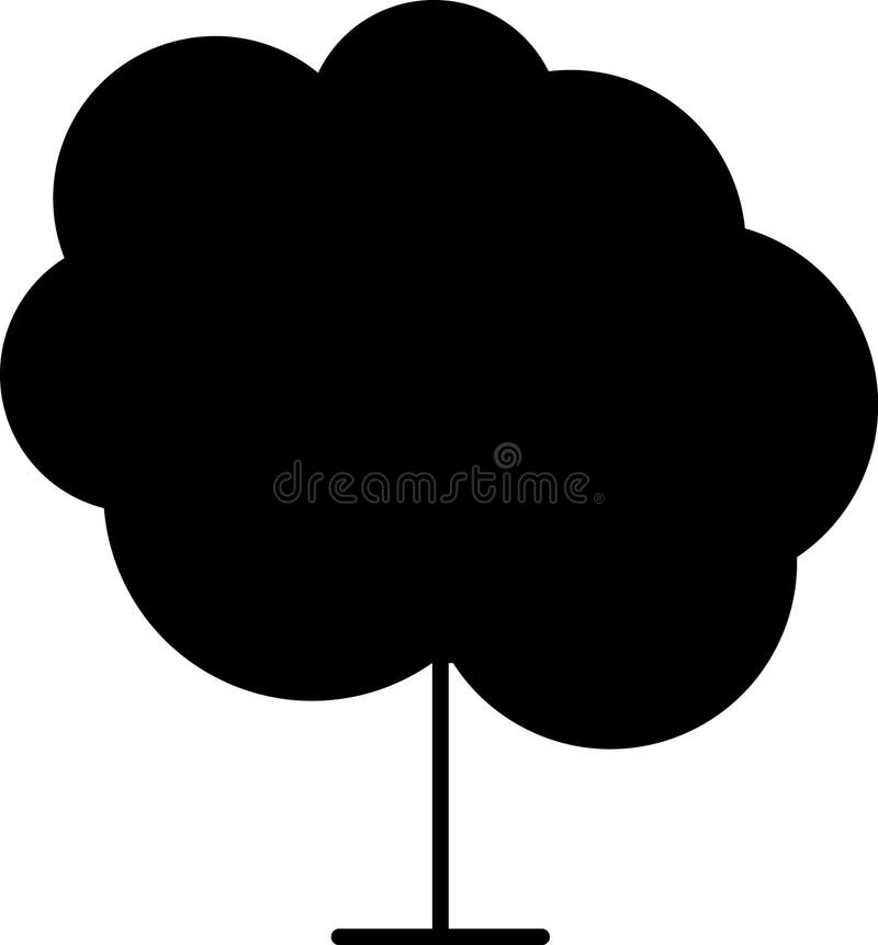 Flat Trees Set, Pines, Spruces, Conifers and Deciduous Trees. Forest ...