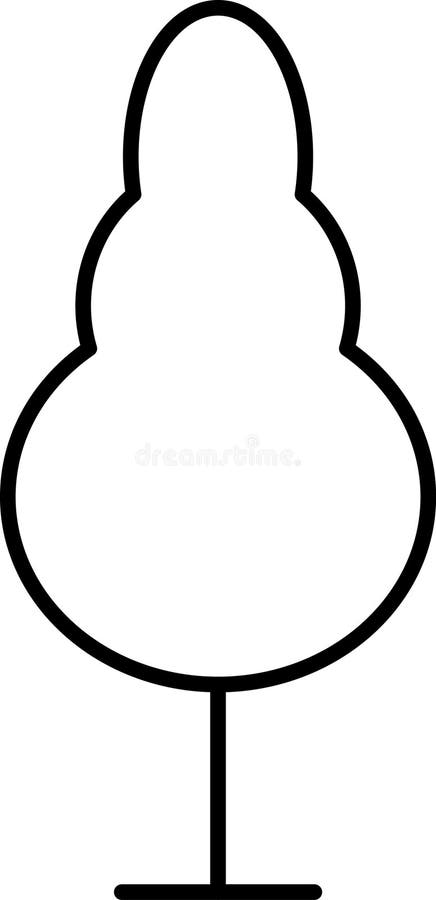 Flat Trees Set, Pines, Spruces, Conifers and Deciduous Trees. Forest ...