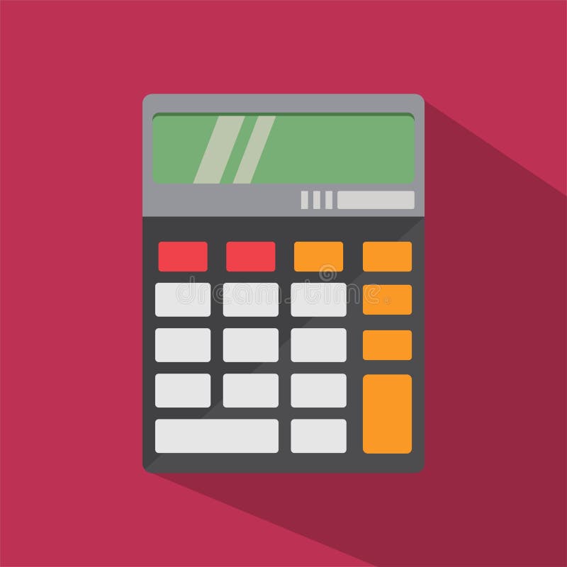 Flat Trendy Calculator Design Inspiration Vector,calculator with Modern ...