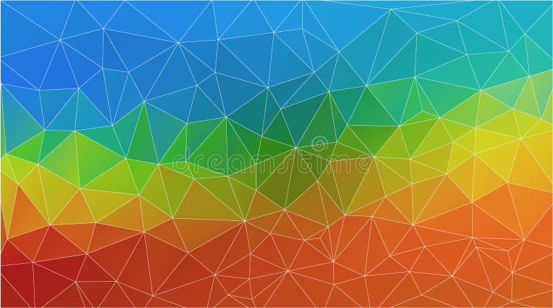 Flat Triangle Multicolor Geometric Wallpaper Stock Vector ...