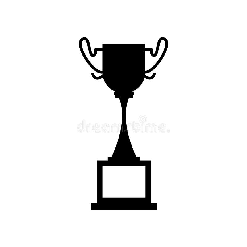 Flat Trophy Icon stock vector. Illustration of thropy - 332826186