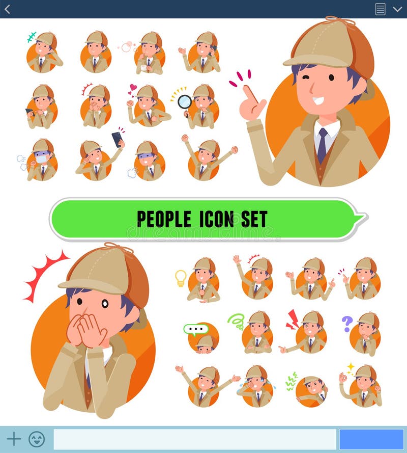Detective Type Stock Illustrations – 370 Detective Type Stock ...
