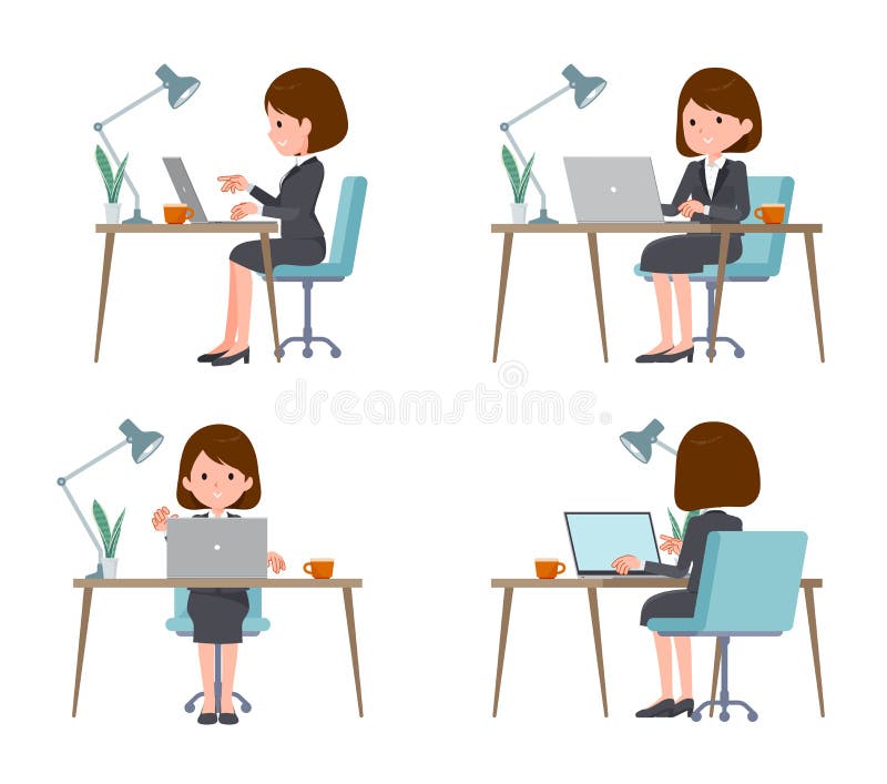 Women Back Angle Stock Illustrations – 146 Women Back Angle Stock ...