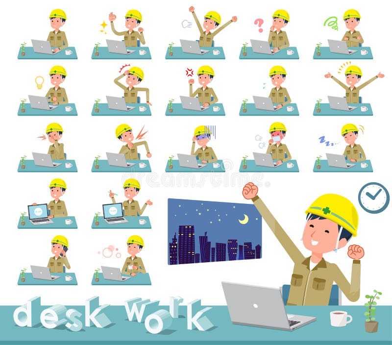 Work Fatigue Construction Stock Illustrations – 101 Work Fatigue ...