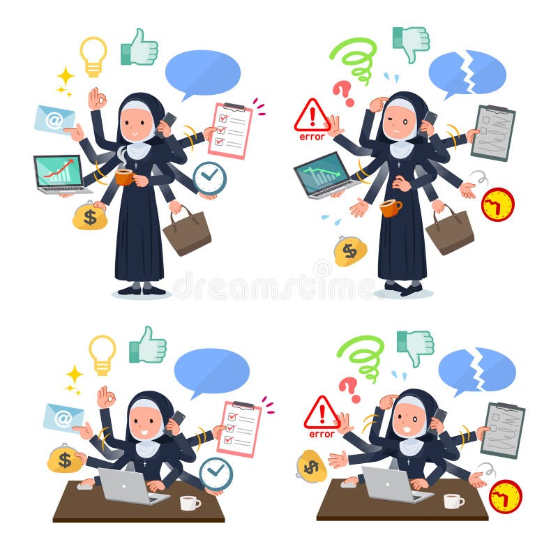 Nun Computer Stock Illustrations – 48 Nun Computer Stock Illustrations ...