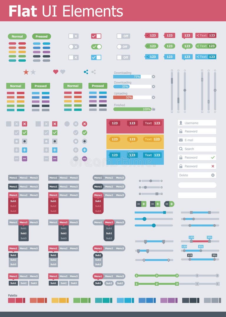 Ui Menus Stock Illustrations – 141 Ui Menus Stock Illustrations ...
