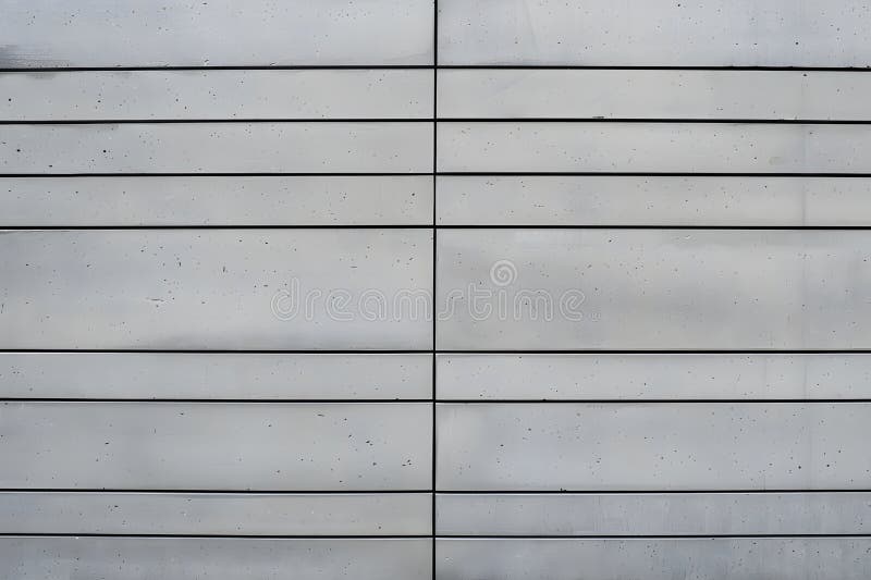 Minimalist Concrete Wall with Horizontal Tiles Stock Illustration ...