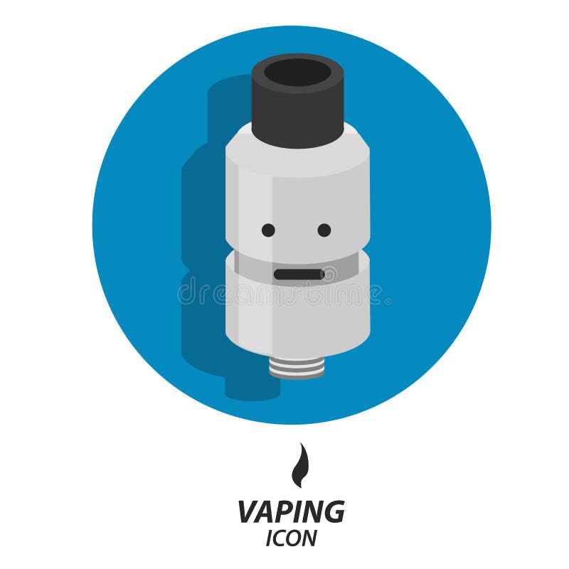 Set vaping flat icons stock vector. Illustration of stop - 80525622