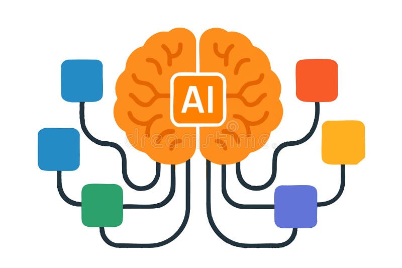 Vector Ai Brain Stock Illustrations – 34,657 Vector Ai Brain Stock ...