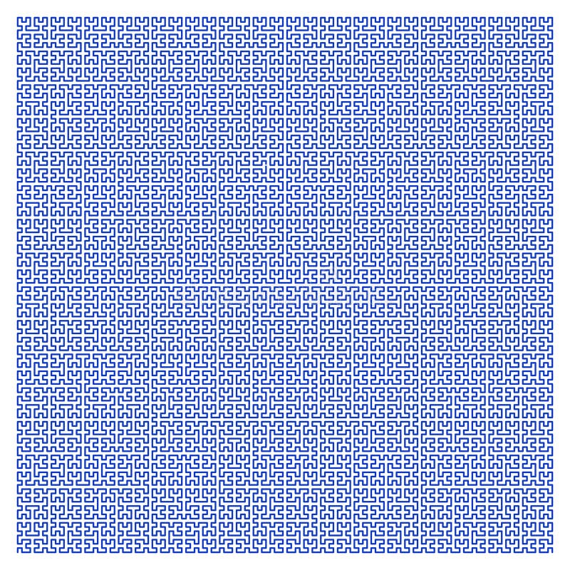 Flat Vector Computer Generated Hilbert Curve L-system Fractal Stock ... Flat Vector Computer Generated Hilbert Curve L-system Fractal Stock ...